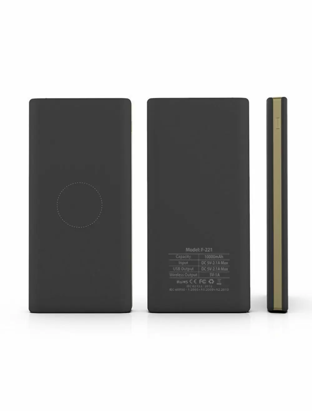 10,000mAh Wireless Powerbank