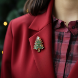 Christmas Enamel Pin Badges