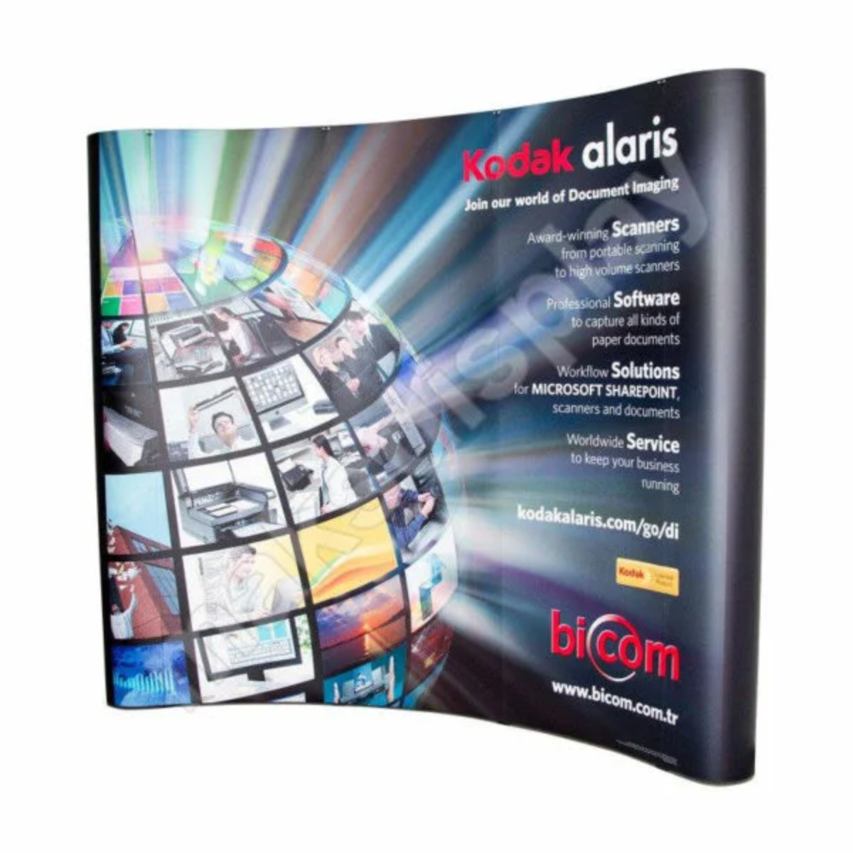 Pop Up Curved Backdrop System